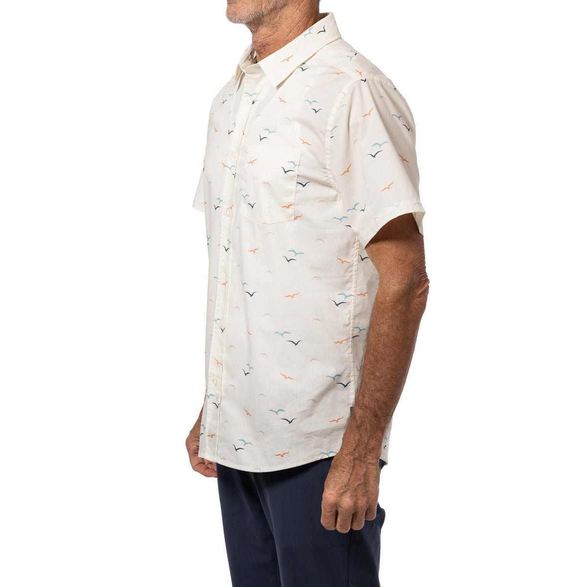 WHAT THE FLOCK SS WOVEN SHIRT– COVA by Jantzen