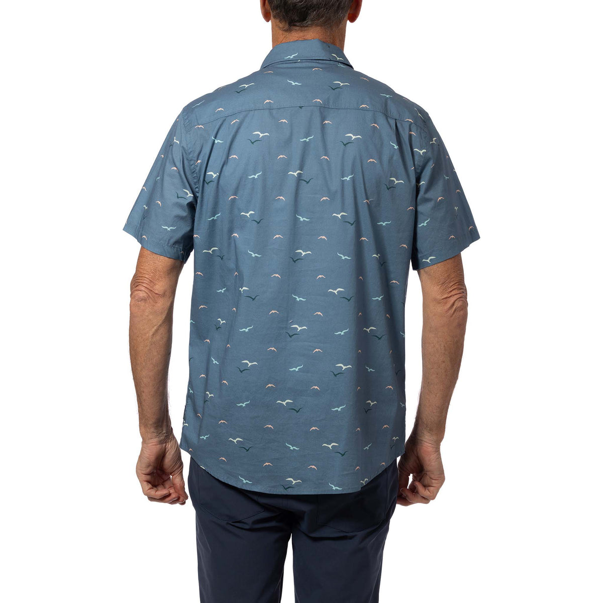 WHAT THE FLOCK SS WOVEN SHIRT– COVA by Jantzen